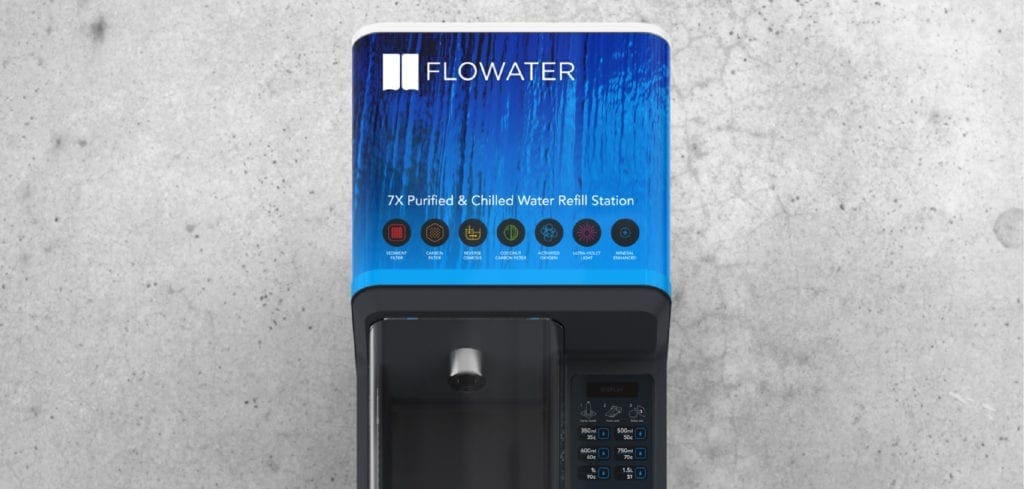 FloWater Water Bottle - Sustainable Alternative to Disposable Bottle